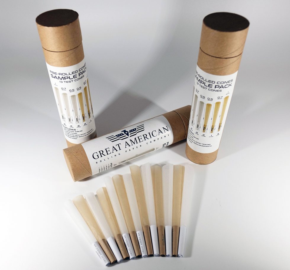 Custom Pre-rolled Cones - The Great American Rolling Paper Company