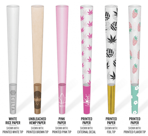 Custom Pre-rolled Cones - The Great American Rolling Paper Company